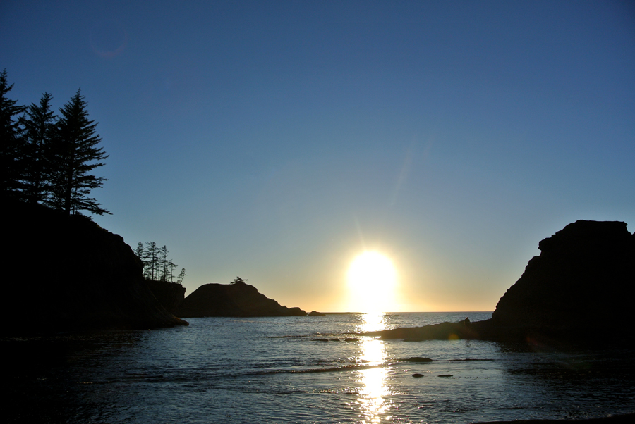 # Oregon : Gold Beach – Charleston, Sunset Bay State Park – Untaking Space